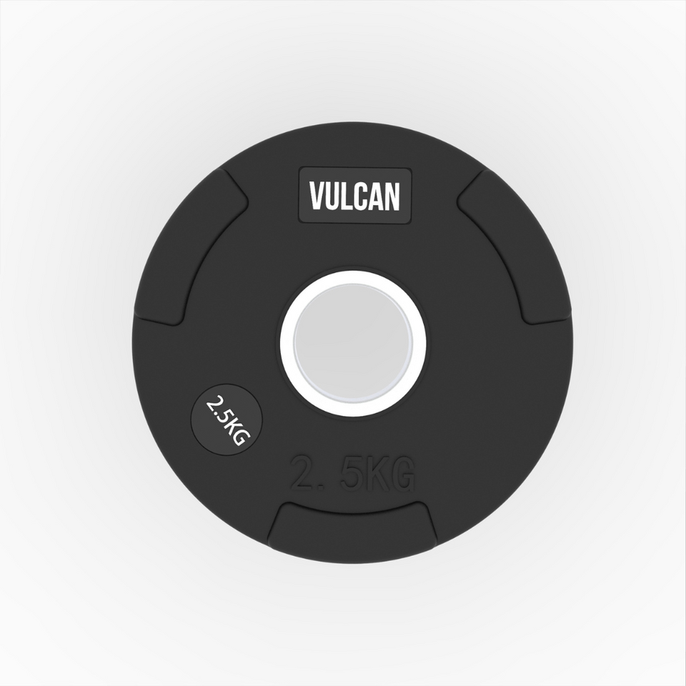 Olympic Rubber Trigrip Plates | Vulcan Fitness