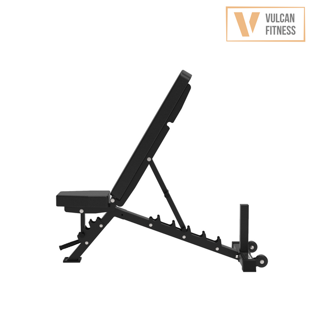 VULCAN Home Gym Power Cage, Olympic Barbell, 100kg Machined Olympic ...